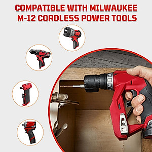 THISSENERGYSYSTEM 2 Pack Battery Replacement for Milwaukee M-12 3.5Ah Battery and Charger Combo Kit, Compatible with 48-11-2420 48-11-2425 48-11-2402 48-11-2440 48-11-2460 Cordless Power Tool