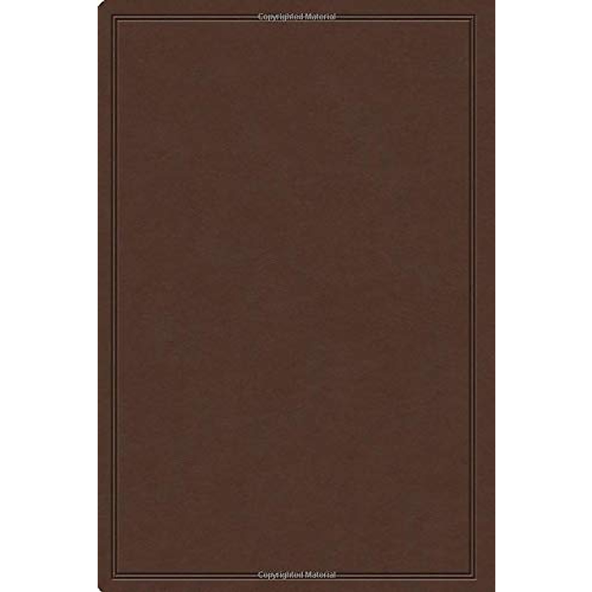CSB Large Print Personal Size Reference Bible, Brown LeatherTouch, Indexed, Red Letter, Presentation Page, Cross-References, Full-Color Maps, Easy-to-Read Bible Serif Type