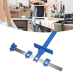 Drill Hole Jig Kit, Precise Drilling and Positioning Easy To Use Adjustable Adjustable Drill Guide for Window Locks for Cabinet Handles for Drawer Handles