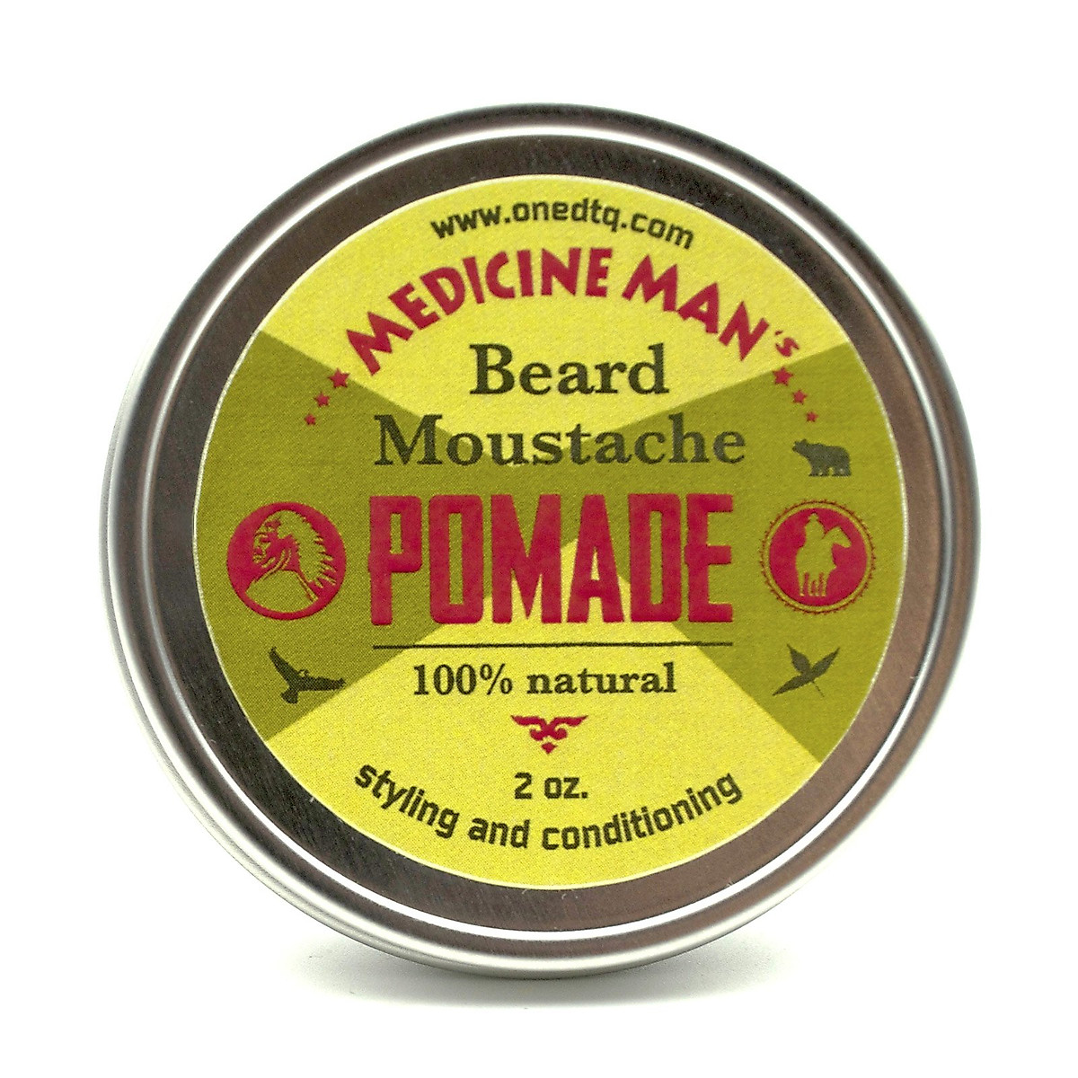 Medicine Man’s Beard Balm; Promotes Healthy Beard Growth, Premium Natural and Organic Butters and Oils, 2 Ounce, Mild Hold