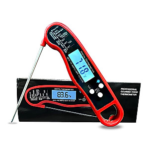 Meat Thermometer-Food Thermometer Compatible Bottle Cap Opening,Used for Cooking Kitchen Candy Meat Digital Thermometer,Instant Read Meat Thermometer for Oil Deep Fry BBQ Grill Smoker
