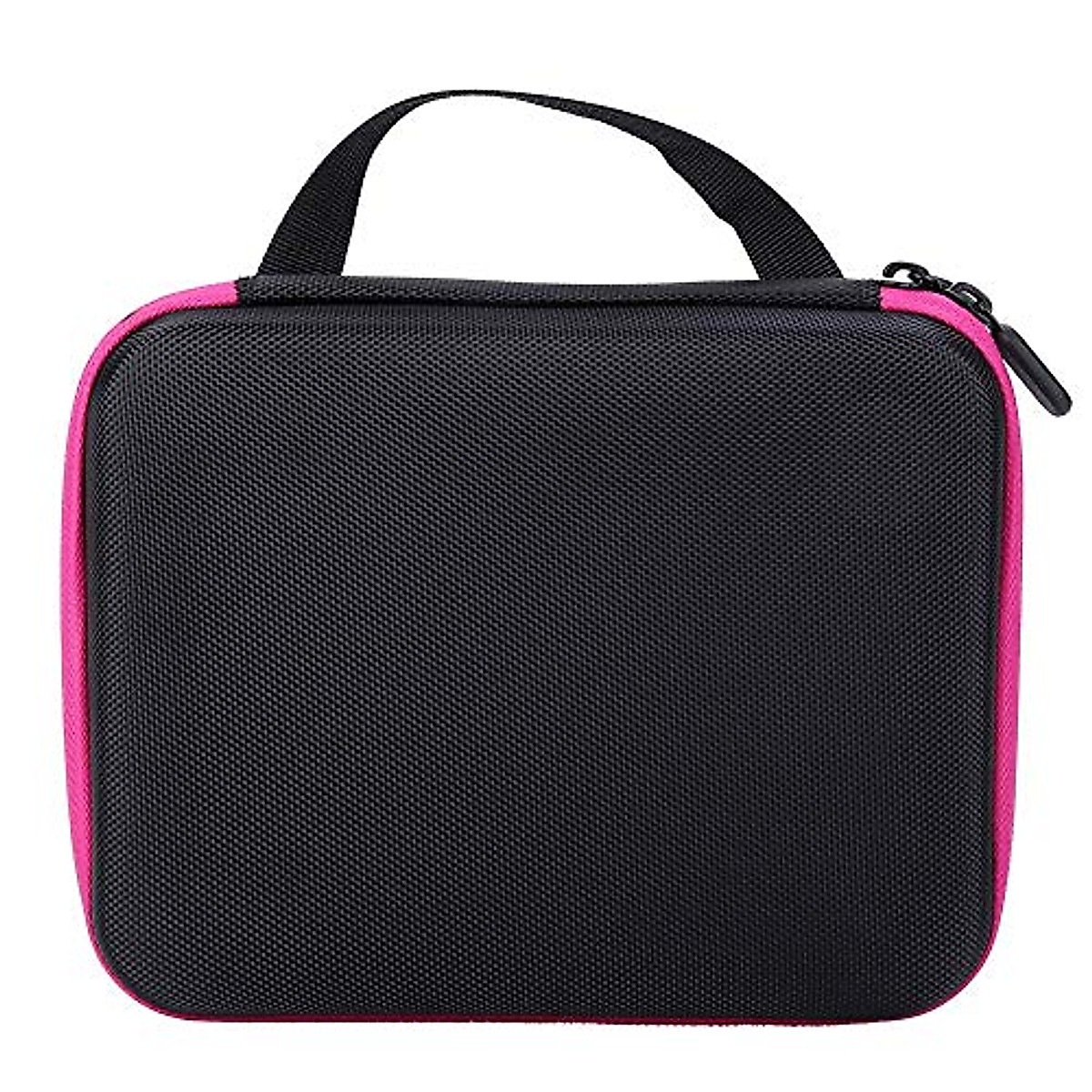 Focket Diamond Painting Storage Case,30 Slots Double Seal Embroidery DIY Nail Art Craft Storage Beads Display Storage Box Suitcase Design Jewelry Organizer for Earrings,Essential Oils,etc(Red Rose)