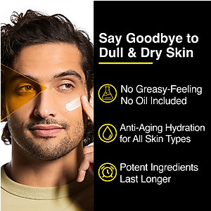 Lumin - Dynamic Duo - Skin Care kit for Men - Includes: Charcoal Face Wash Daily Detox & Daily Face Moisturizer,Suitable for all skin types, Daily Use, Two Month Supply