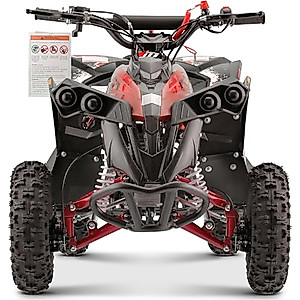 MotoTec Renegade 40cc 4-Stroke Kids Gas ATV Red