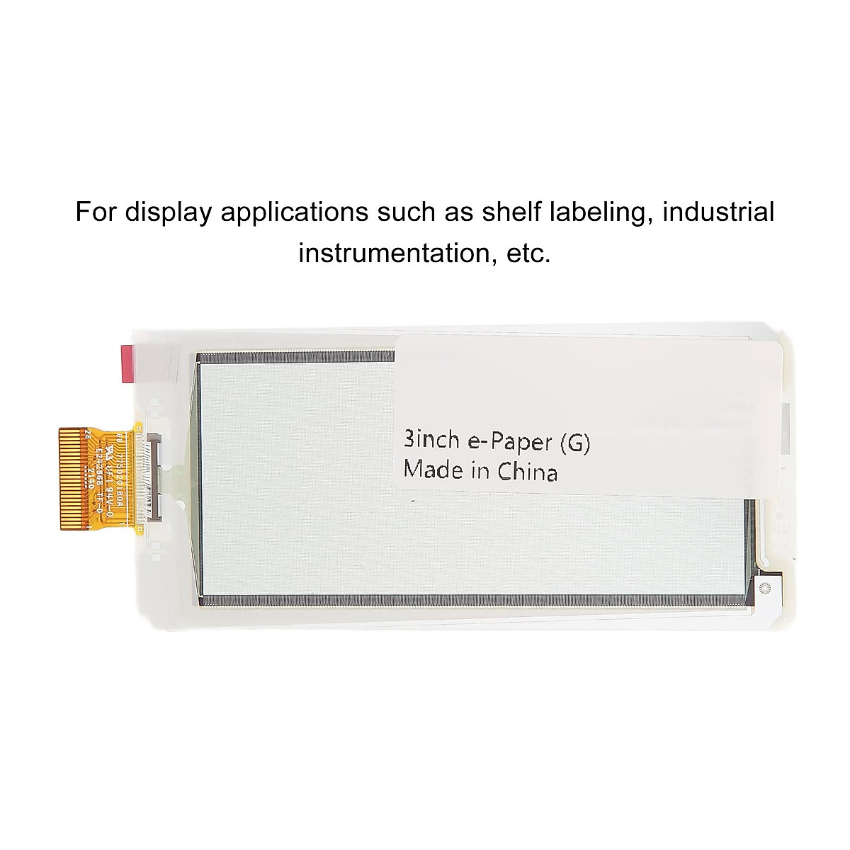 3 Inch e Paper Screen Display Module, SPI Control Interface, 400×168 Resolution, 180° Viewing Angle, No Backlight Required, Electronic Ink Screen for Rpi, Jetson Nano, STM32