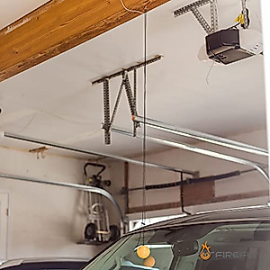 Firefly 2-Pack Garage Parking Guide Tennis Ball Car Stopper on a String Parking Aid Pack of Two