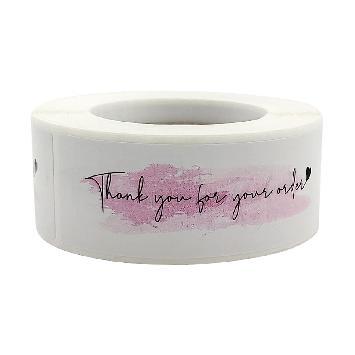 Thank You for Your Order Stickers, 500 Pieces Labels in 2 Rolls Large Self-Adhesive Decoration for Holiday, Parties, Home, School, Office (Original)