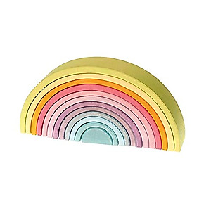 Grimm's Wooden Rainbow Pastel (Pack of 12)