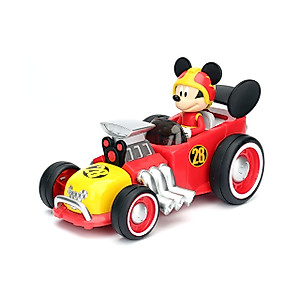 Jada Toys Disney Mickey Roadster Racer RC Vehicle Red, Standard