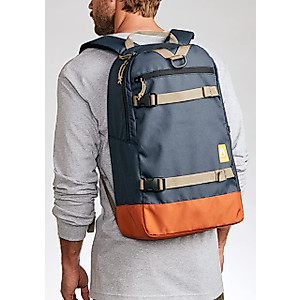 NIXON Ransack Backpack - Navy / Multi - Made with REPREVE® Our Ocean™ and REPREVE® recycled plastics.