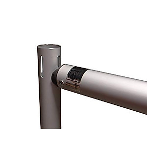 OnlineEEI8 Foot Tall Fixed Height Collapsible Pipe and Drape Backdrop Kit 8x50 (Black Drapes) (BBD9990850CDPR750)