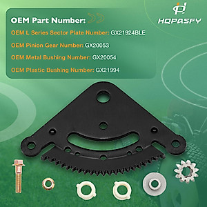 HQPASFY Steering Sector Pinion Gear Rebuild Kit Compatible with John Deere LA Series Lawn Tractors Replaces# GX21924BLE, GX20053, GX20054, GX21994