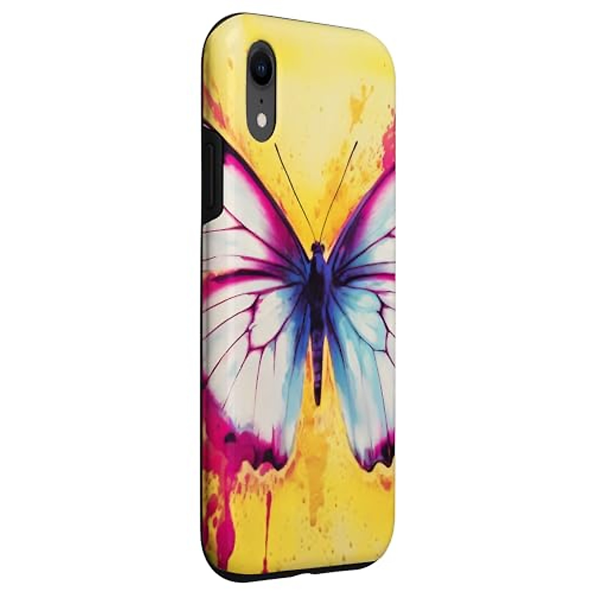 iPhone XR Yellow Butterfly Case