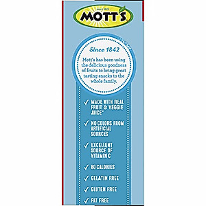 Mott's Fruit Flavored Snacks, Berry, Family Pack, Gluten Free, 40 ct