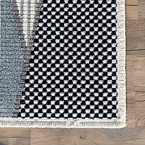 nuLOOM Elsha Rocky Mountains Kids Fringe Area Rug, 4x6, Beige