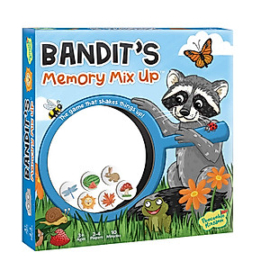 Peaceable Kingdom Bandit’s Memory Mix-Up - Memory Game for Kids - Great for Single Players, Big & Small Groups - Ages 3 & up