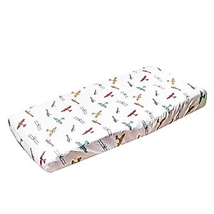 Premium Knit Diaper Changing Pad Cover"Ace" by Copper Pearl