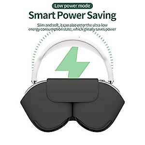 Airpods Max case, Automatic Sleep Function Protective Headphones Case for Dust and Scratch, Automatic Sleep Function Protective Headphones Case for Dust and Scratch (Black)