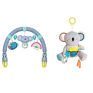 Taf Toys Koala Daydream Pram, Stroller and Car Seat Arch Plus Kimmy The Koala Developmental Soft Activity Toy for Newborn and Baby 3-6 Months
