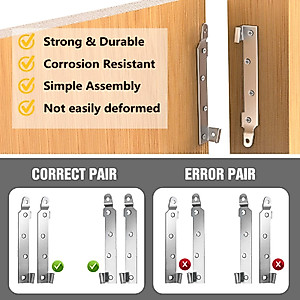 Pisman Bed Frame Bed Post Double Hook Slot Bracket