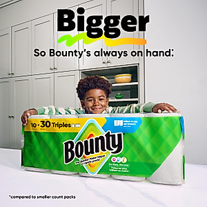 Bounty Select-A-Size Paper Towels, White, 8 Triple Rolls = 24 Regular Rolls