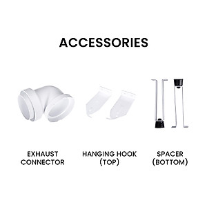 Equator Compact Vented Sensor Dryer 3.5cf/13lbs 110V BOTTOM CONTROL(WHITE) "