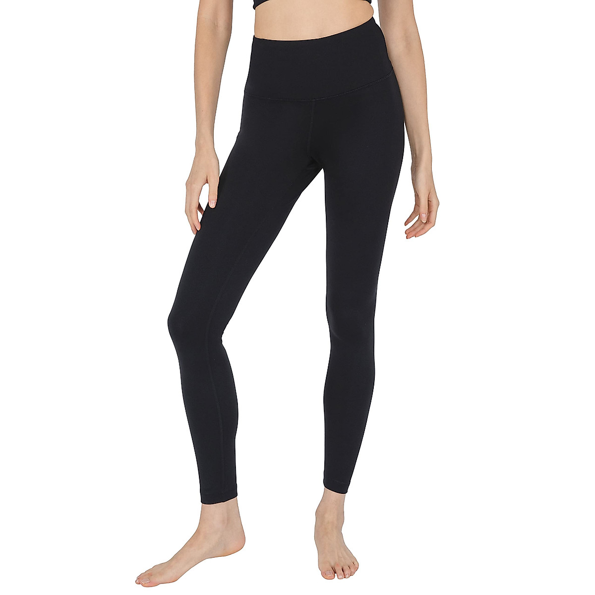 90 Degree By Reflex - High Waist Power Flex Legging - Tummy Control - Black - Small