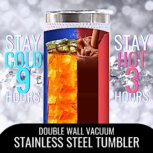 Onebttl Inspirational Gifts for Women, You Got This, Motivational Encouragement Job Promotion Congratulations Gifts for Women Coworkers, 20Oz Skinny Rhinestone Bling Tumbler with Lid & Straw