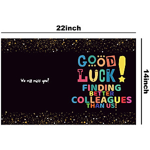 KMLIFE Farewell Jumbo Card, 22x14 Inches, Elegant Design, Inspirational Sentiment, Premium Quality, Perfect for Farewell Party