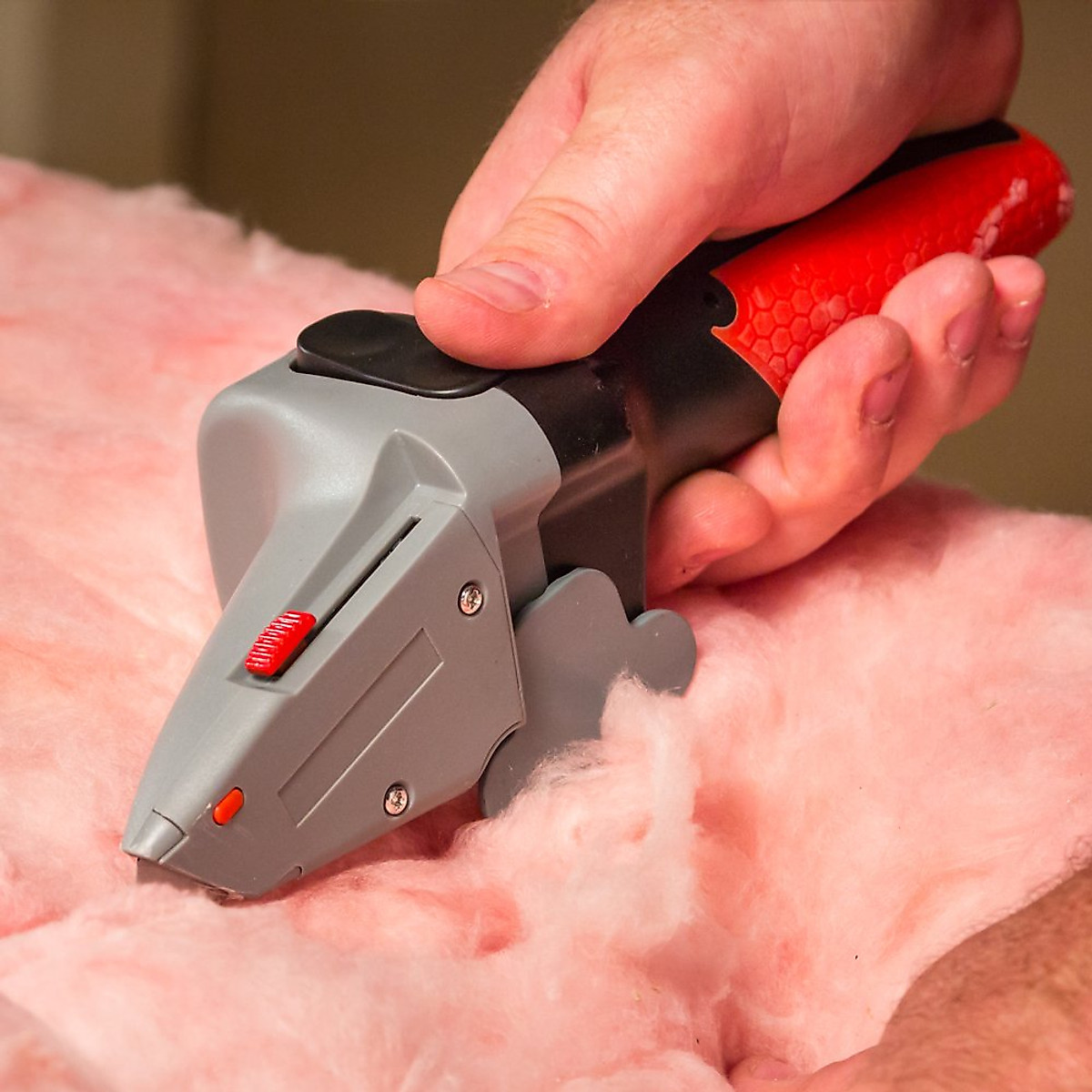 Drywall Axe All-in-one Hand Tool with Measuring Tape and Utility Knife – Measure, Mark and Cut Drywall, Shingles, Insulation, Tile, Carpet, Foam – Measure and Mark Wood for Rip Cuts