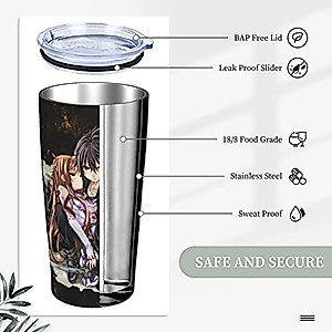 Sword Art Online 20oz Car Sippy Cup Stainless Steel Water Cup Thermos Cup