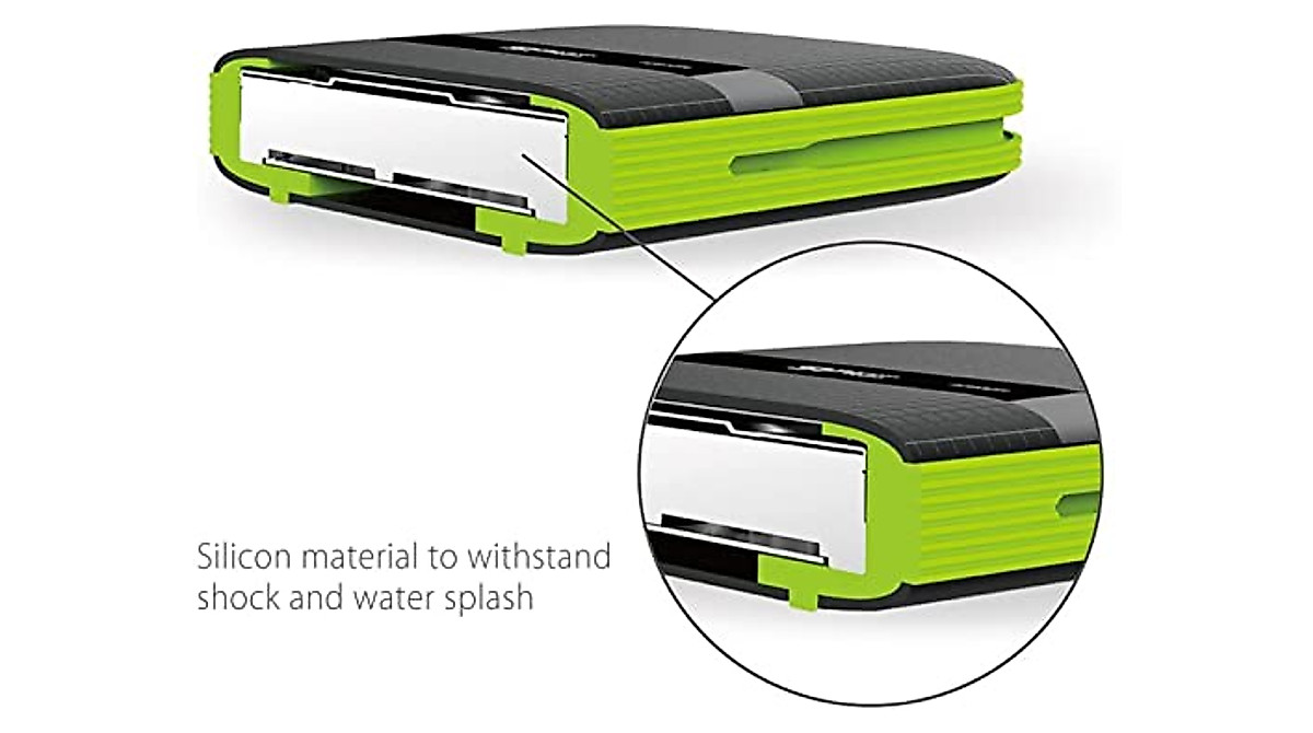 SP Silicon Power 2TB Rugged External Hard Drive for PC, Mac, Xbox & PS4