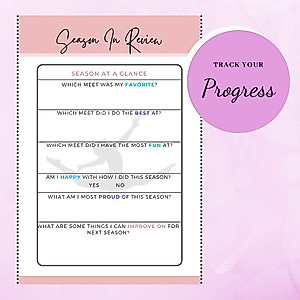 GymnasticsHQ Gymnastic Mindset & Meet Journal: Gymnastics Scorebook for Girls - Ultimate Book to Set Goals & Track Up to Meets, Improve Gymnastic Performance