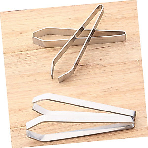 WOONEKY 3 Pcs Fish Bone Clip for Restaurant Kitchen Tweezers Hair Remover Tool Fish Scaler Remover Chef Tweezers Salmon Bone Tweezers Seafood Tools Fishbone Plier Pig Hair Removal Tool