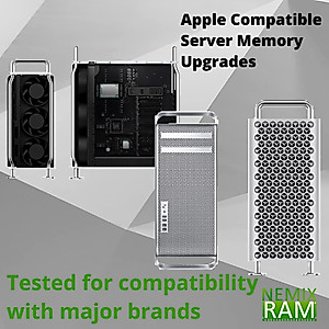 128GB 2x64GB DDR4-2933Mhz PC4-23400 288-Pin LRDIMM Memory for Apple Mac Pro 2019 7,1 by NEMIX RAM