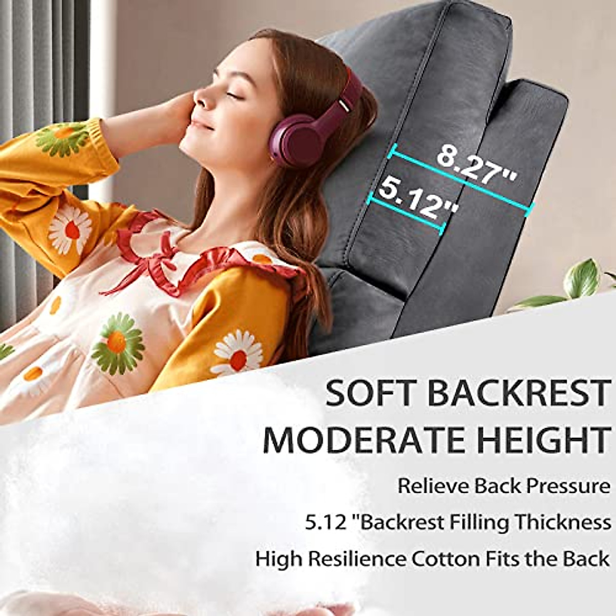 Electric Recliner Chairs, Small Power Recliner Chair on Clearance, Home Theater Recliners with USB Port, Thick Back Cushion, Ergonomic Narrow Recliner Chair for Small Spaces