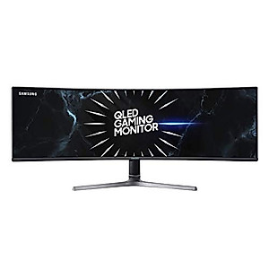 Samsung Double QHD CRG9 Series 49-Inch Curved Gaming Monitor (LC49RG90SSNXZA), Black (Renewed)
