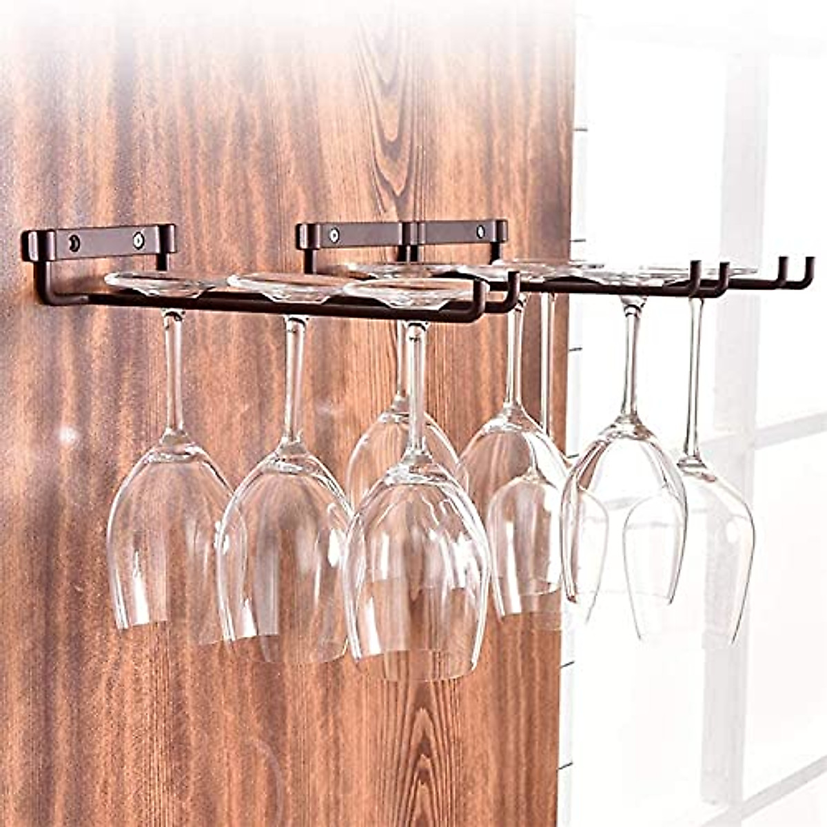 Metal Wine Glass Holder, Wine Glass Holder, Wine Glass Holder Wine Rack Kitchen Decoration (Color : A)