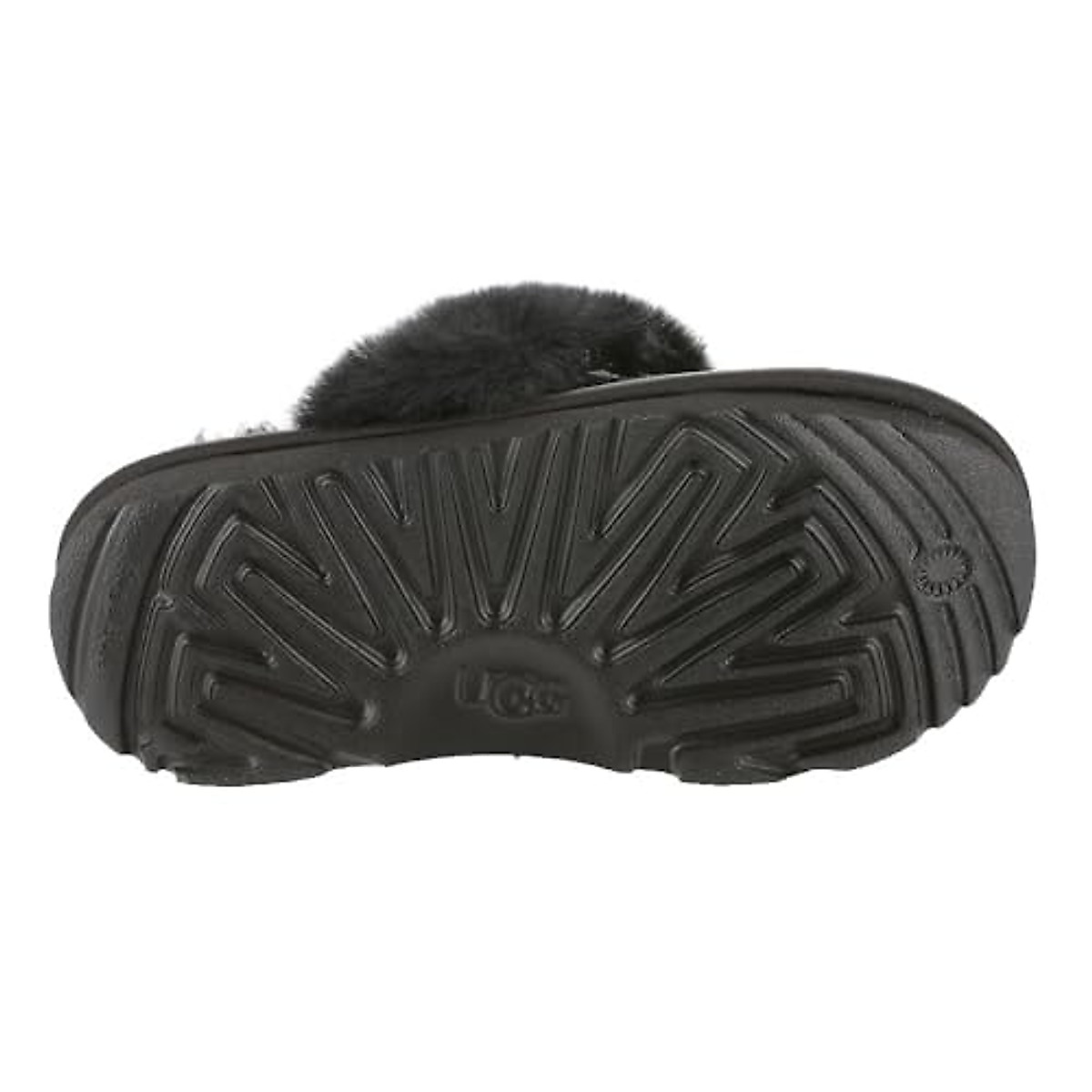 UGG Unisex-Child Cozy Ii Mirror Ball Slipper, Black, 2 Little Kid