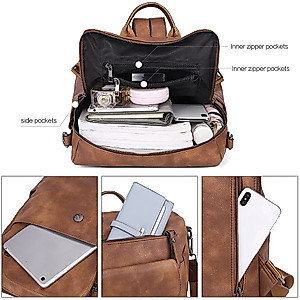 CLUCI Women Backpack Bundle with Women Wallet