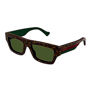 Gucci GG1301S Havana/Green 55/19/145 men Sunglasses
