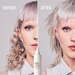 Hairstory Undressed, Texturizing Salt Free Hairspray, Ideal for All Hair Types, Beach Waves & UV Protection, Volumize & Enhance Hair Texture, 8oz