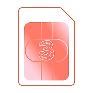 UK Three 1GB/30 Days Europe Sim Card in 42 Countries. Free SIMS No Registration Needed! Roaming Saver!