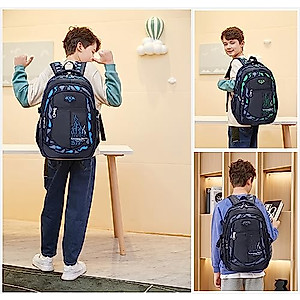 Camo Boys Backpacks for Middle School Elementary, Camo Bookbags for Teens Boys, Camouflage School Bags for Boys