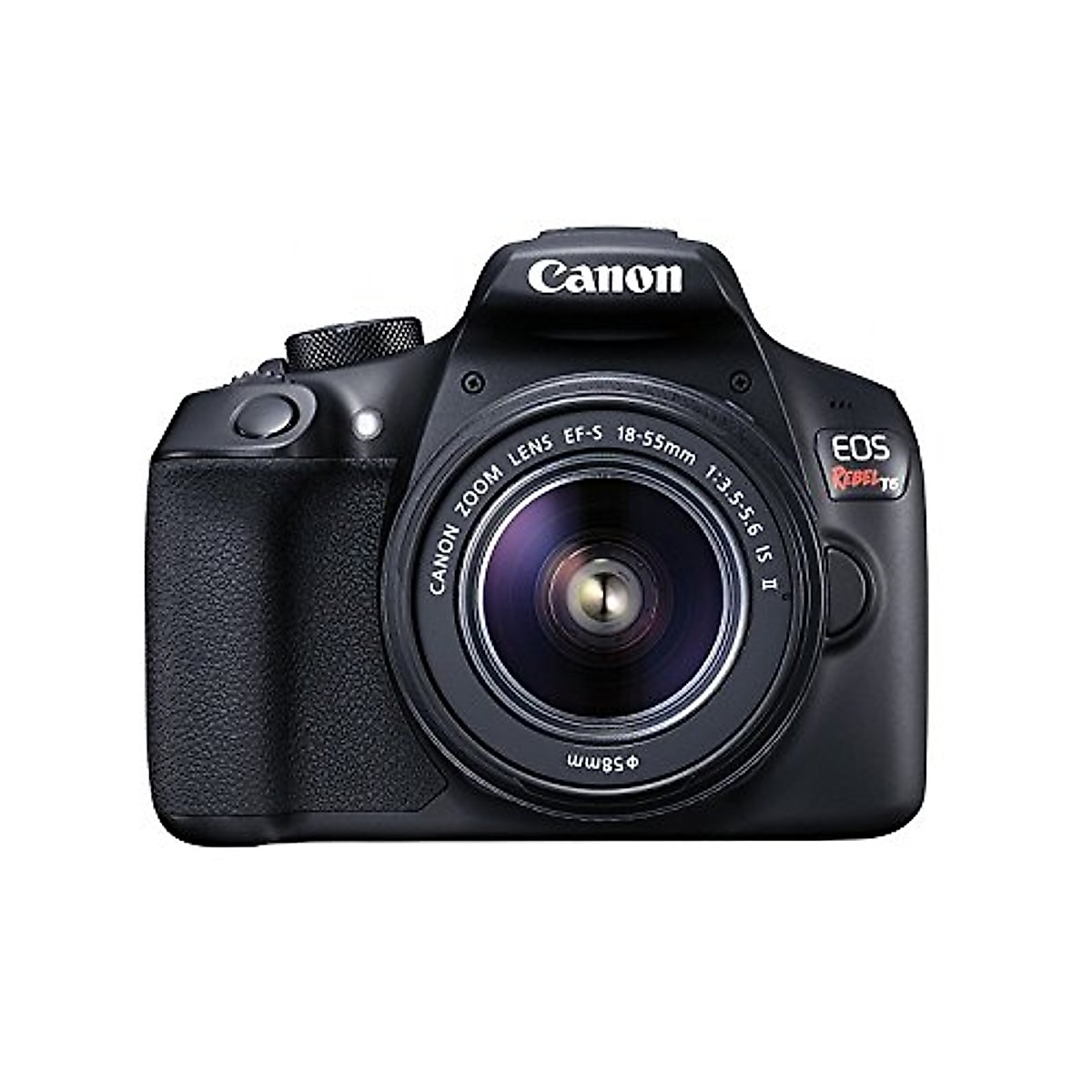 Canon EOS Rebel T6 Digital SLR Camera Kit with EF-S 18-55mm f/3.5-5.6 is II Lens, Built-in WiFi and NFC - Black (US Model)