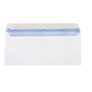 Amazon Basics #10 Security-Tinted Self-Seal Business Letter Envelopes, Peel & Seal Closure - 500-Pack, White