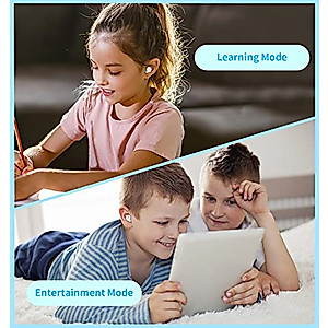 Togetface Kids Wireless Earbuds for Small Ears - Panda Bluetooth Headphones - with Mic and Noise Cancelling, is The Best Christmas, Halloween and Birthday Gift for Kids, Friends, Family and Adults.