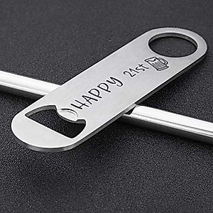 Birthday Bottle Opener Beer Bottles Birthday Gift for Women Men Anniversary Favors for Guests 21st Birthday Decorations Beer Bottle Openers Gift Decoration Supplies