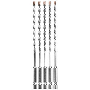 Bosch 5 pc. 3/16 In. X 6 In. Hex Shank Hammer Drill Masonry Bits LBHX0035