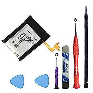 oGoDeal Replacement Battery for Samsung Gear S3 Frontier(SM-R760) and Gear S3 Classic 3.85V 380mAh Battery SM-R770,BR760,R765 EB-BR760ABE GH43-04699A Battery with DIY Repair Tools